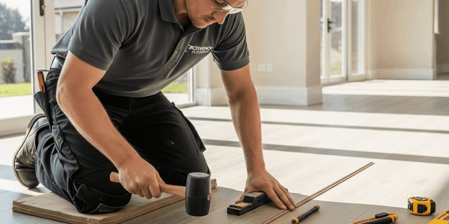 How to Install LVT Flooring | Step-by-Step Guide (Click & Glue Down)